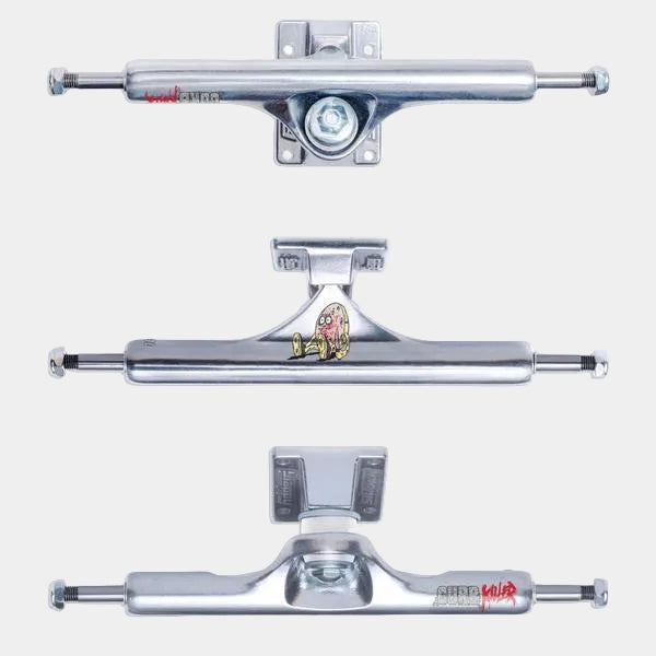 Slappy Curb Killer ST1 Inverted Kingpin Truck Set 10.0 Polished – Black ...